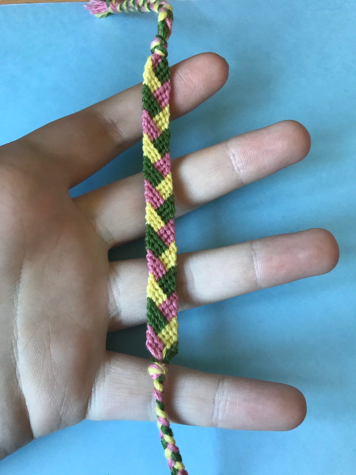 Braided Stitch Woven String Handmade Friendship Bracelet - Etsy