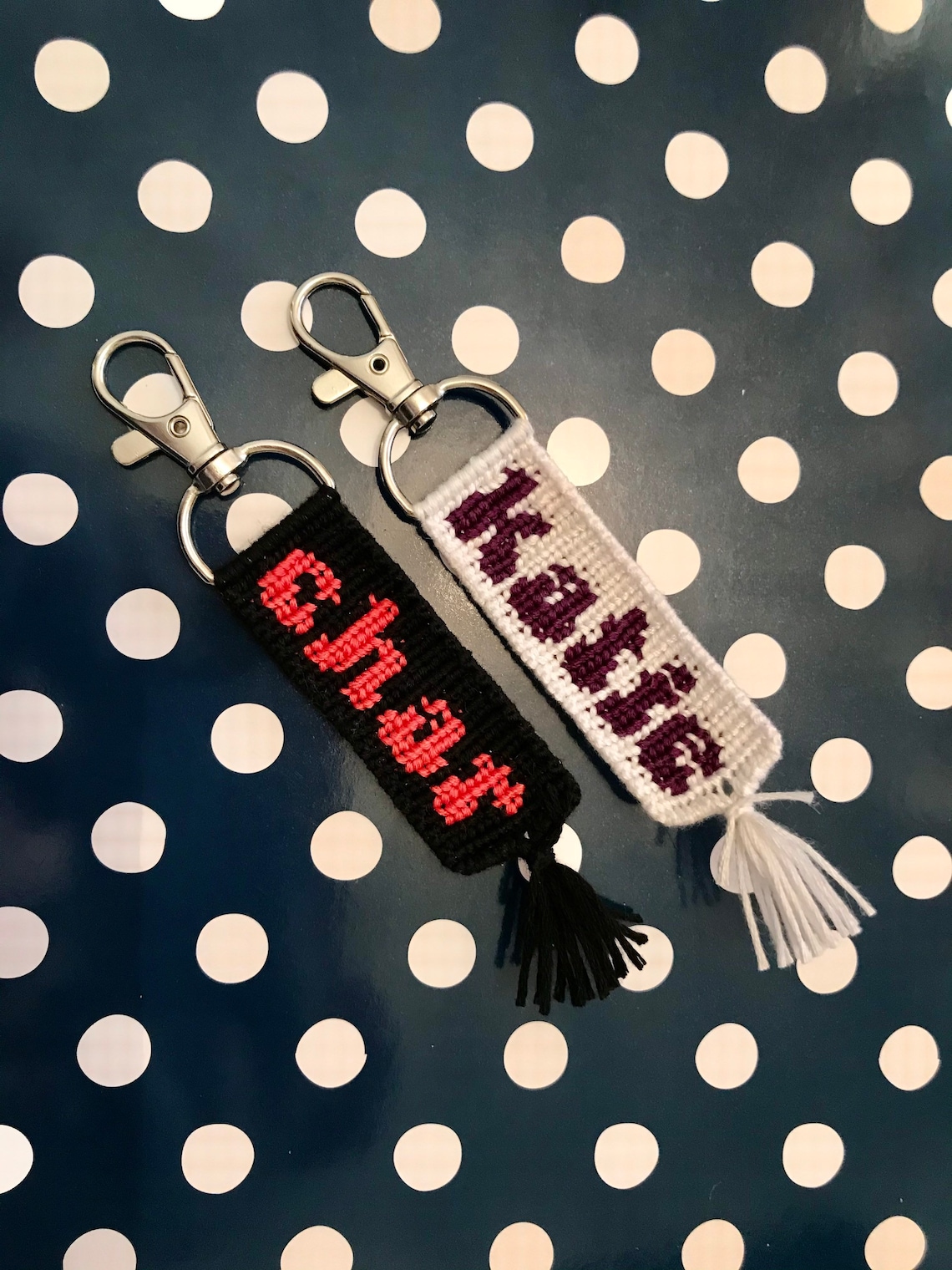 Customised Handmade Name Keychain - Etsy