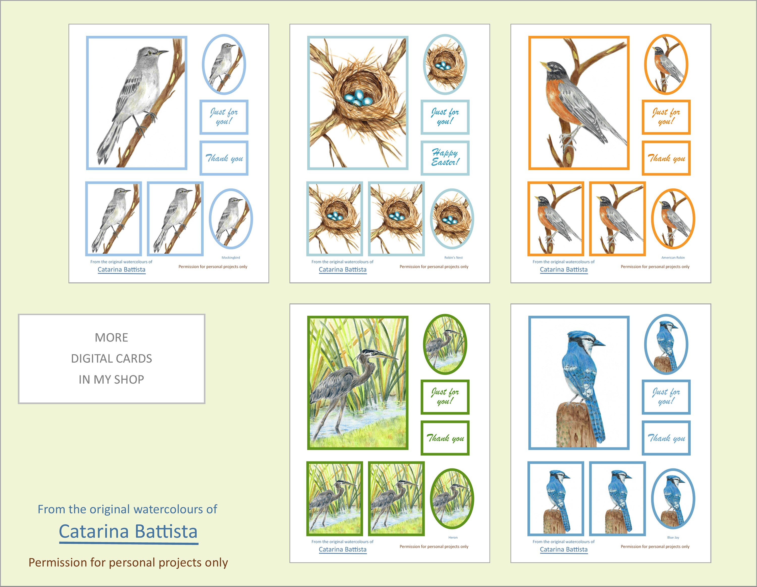 Owl Digital Card. Printable Craft Paper. Bird Greeting Card, Postcard ...