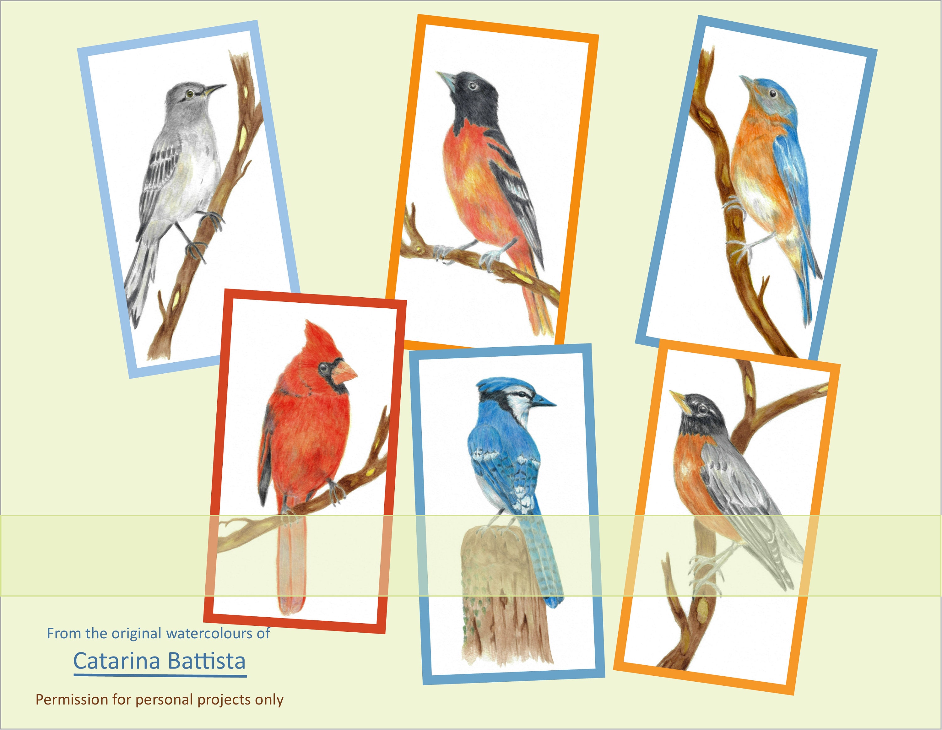 BIRDS. Printable Gift Tags. Digital Collage Sheet, Printable. Craft ...