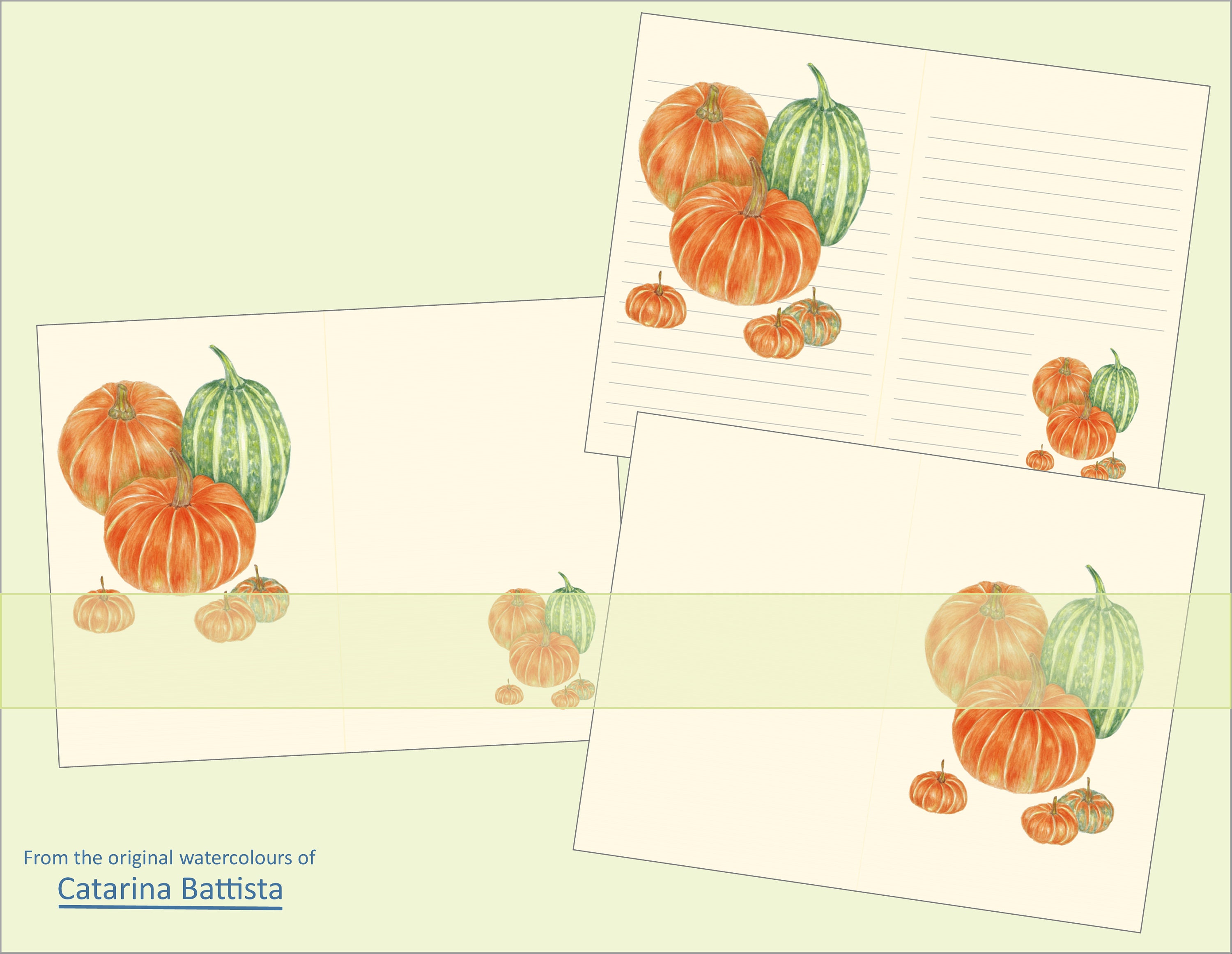 Autumn Pumpkins Journal, Autumn Journal Kit, Fall Junk Journal, Autumn ...