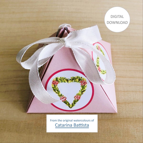 Printable Favor Box - Etsy