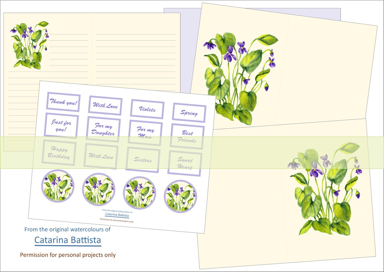 Junk Journal. VIOLETS JOURNAL KIT. Digital Journal. Printable - Etsy