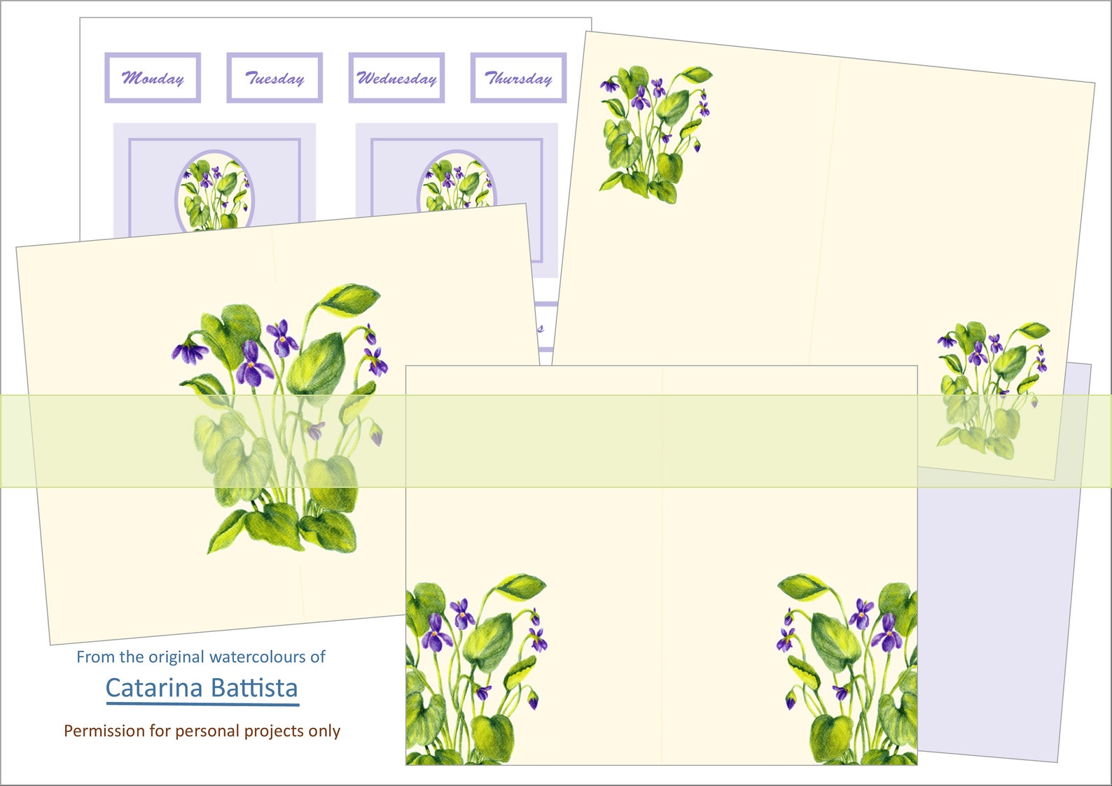 Junk Journal. VIOLETS JOURNAL KIT. Digital Journal. Printable - Etsy