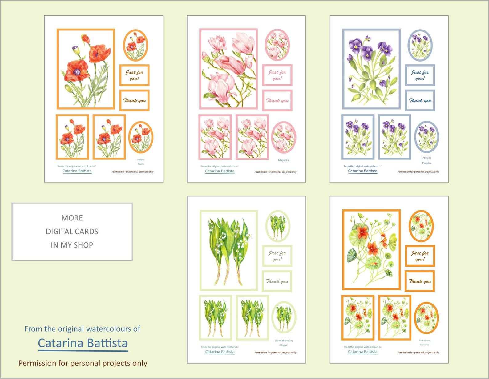 Daffodil Watercolor Card: Printable Floral Image (digital Download) - Etsy