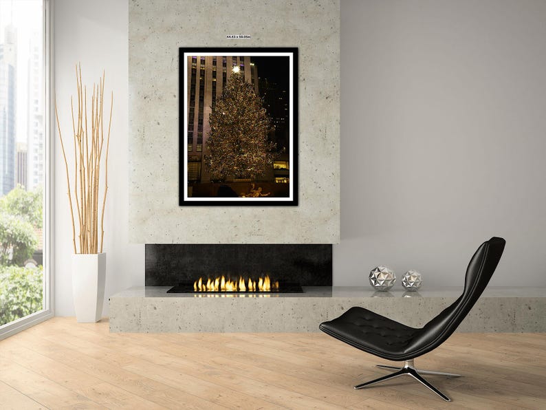 Rockefeller Christmas Tree Photo Print: New York Holiday Wall Art - Etsy