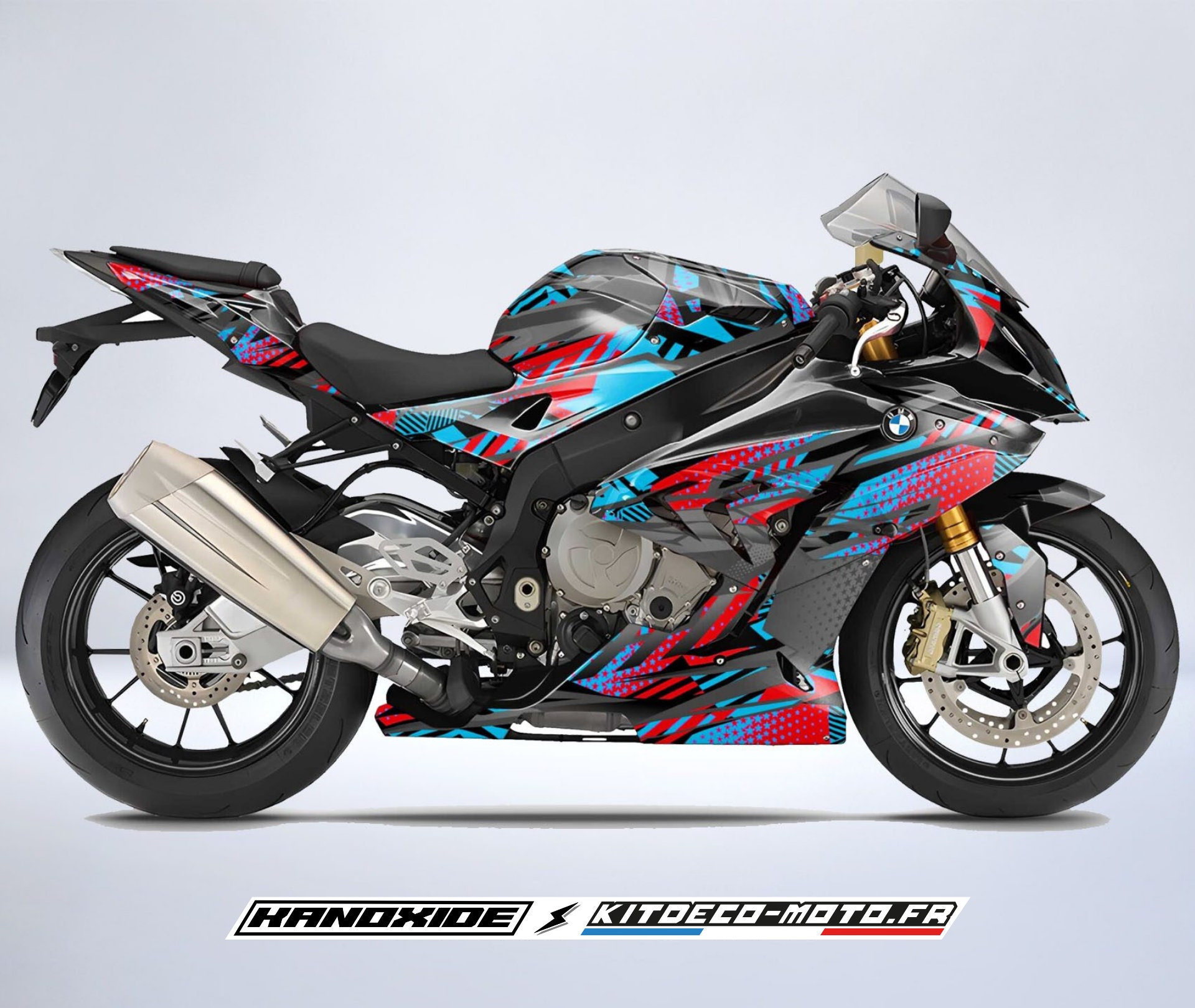 BMW S1000RR 2015-2018 Full Sticker Graphics Kit Splash Red - Etsy
