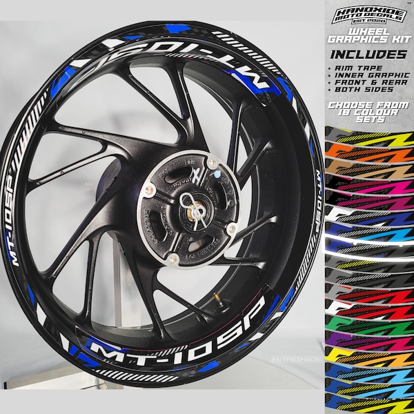 Yamaha Mt 10 Wheel Stickers - Etsy