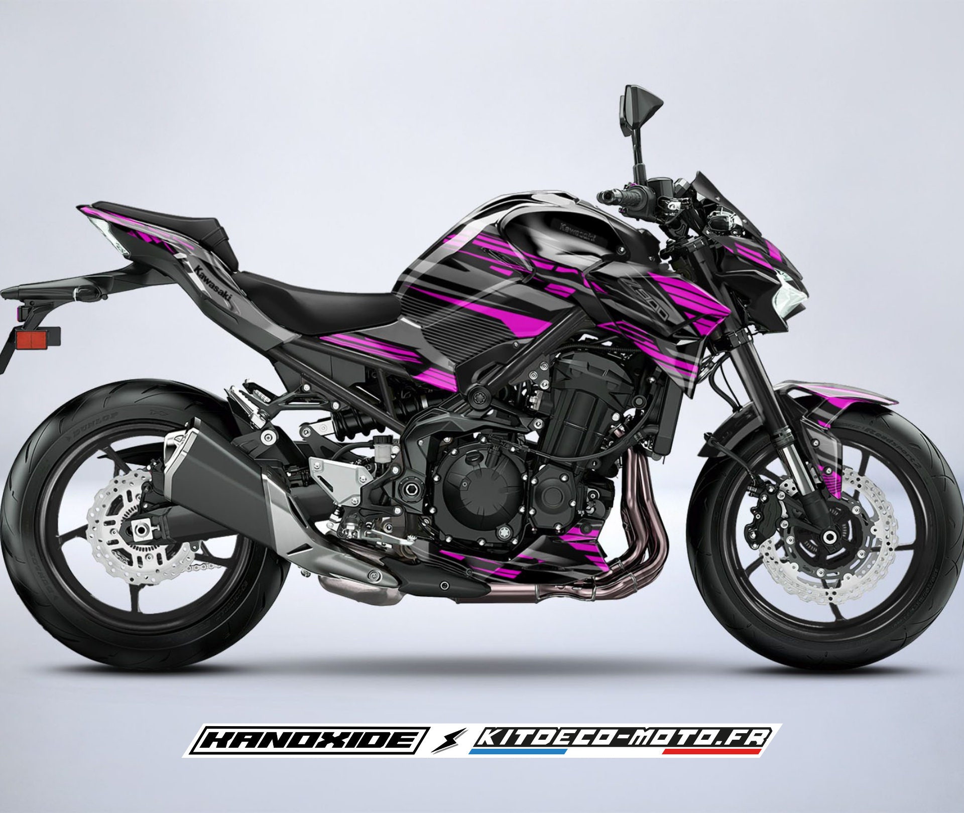 KAWASAKI Z900 2019-2023 Full Sticker Graphics Kit Dark Pink - Etsy ...
