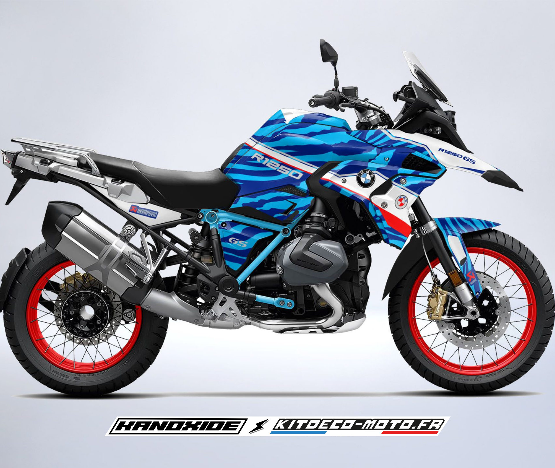 BMW R 1250 GS 2019-2023 Full Sticker Graphics Kit Blue - Etsy