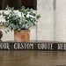 Custom Small Wood Tabletop Signs Personalize Small Shelf - Etsy