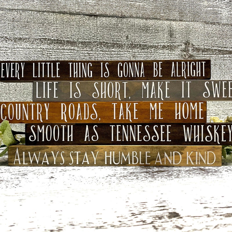 Wood Quote Sign - Etsy