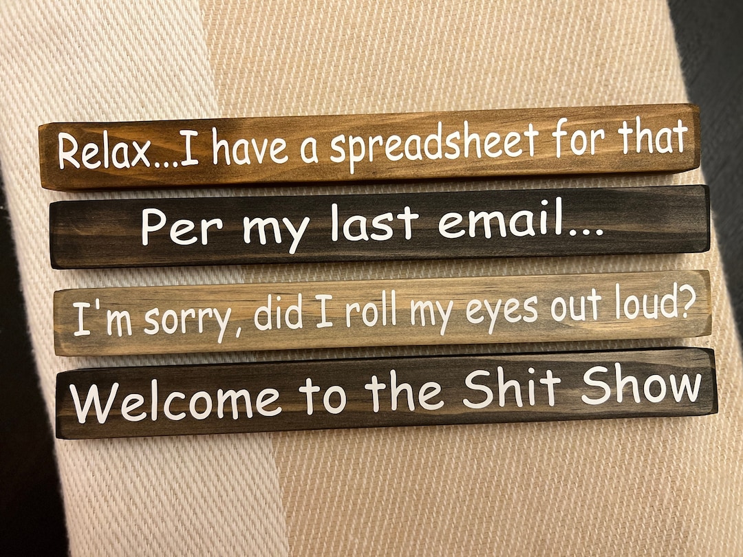 Funny Office Desk Signs Office Humor Co Worker Gift per My - Etsy Funny Office Desk Signs Office Humor Co Worker Gift per My - Etsy