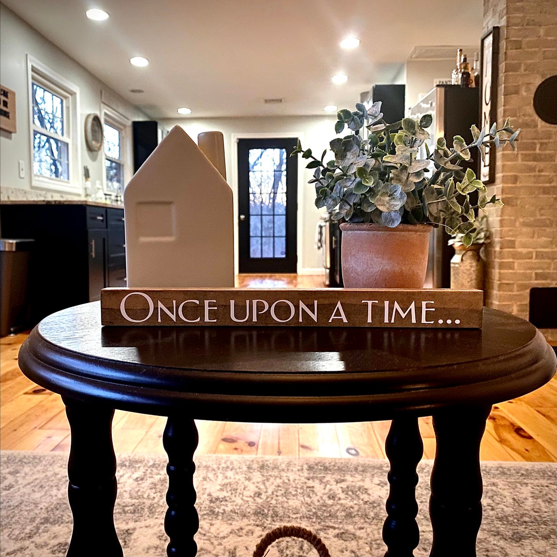 Custom Small Wood Tabletop Signs, Personalize Small Shelf Decor, Small ...