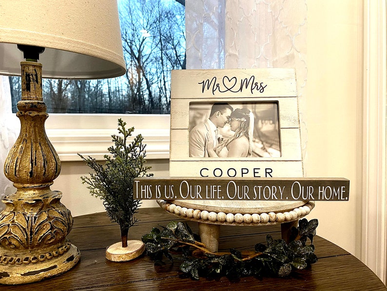 Home Farmhouse Small Tabletop Signs Custom Wood Signs - Etsy