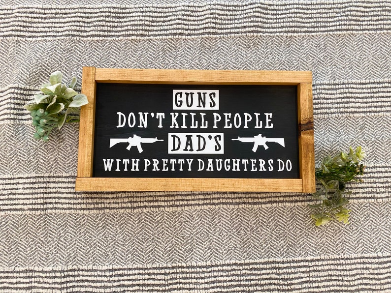 Dad Gun Daughter Fathers Day Gift - Etsy