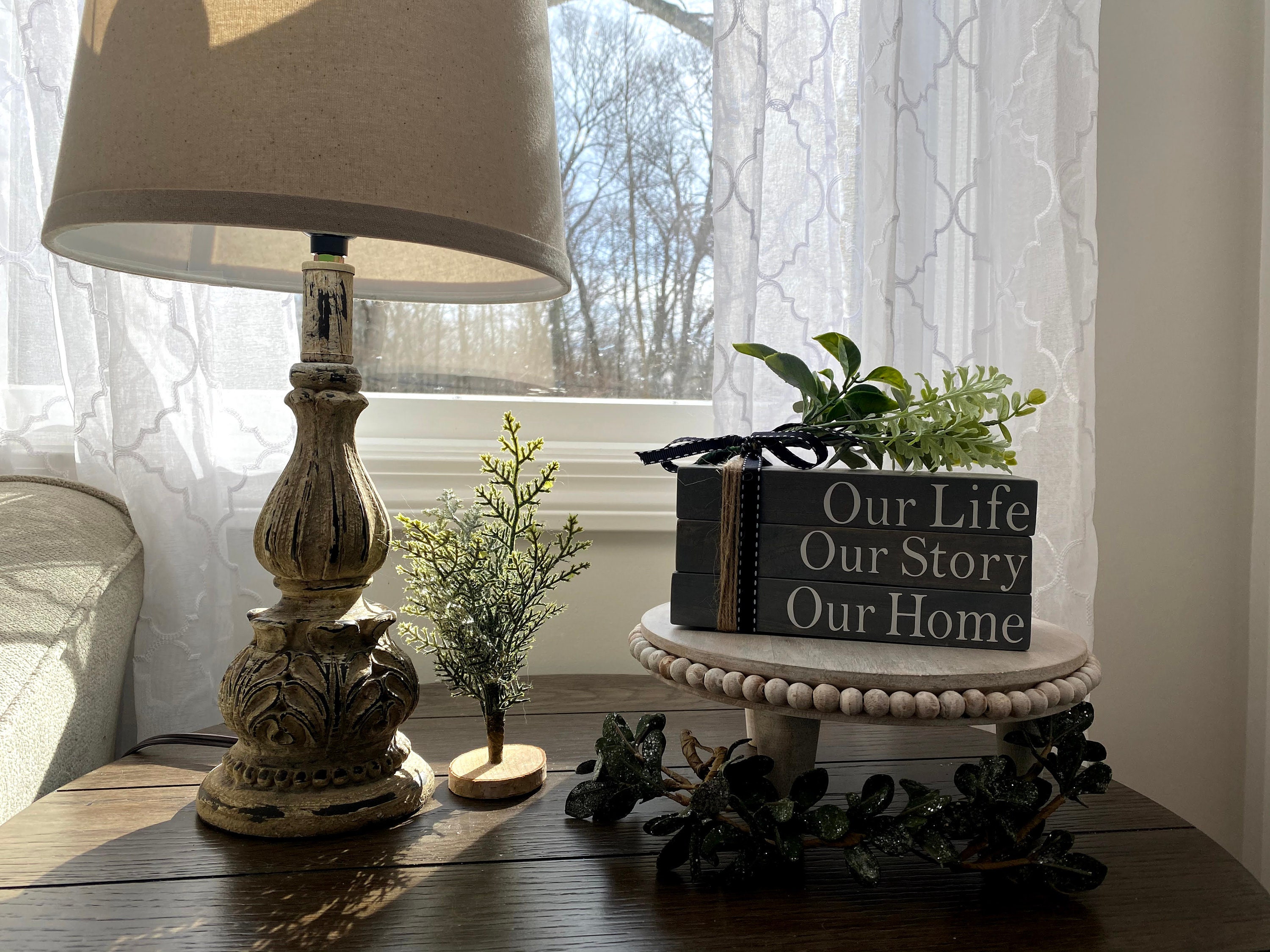 Personalized Mini Farmhouse Book Stack Custom Mini Book - Etsy