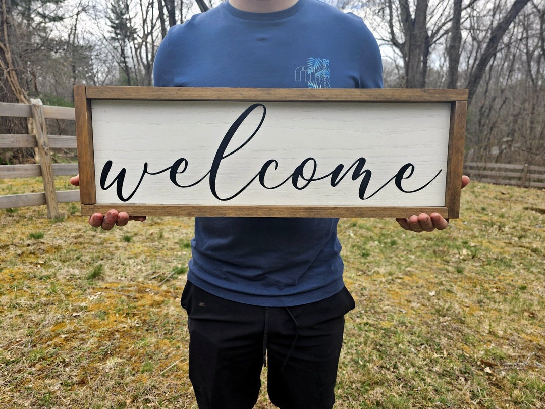 Welcome Home Entry Way Wall Sign, Farmhouse Home Decor - Etsy