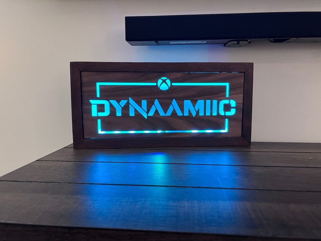 Gamertag Video Game LED Wood Sign, Custom Bedroom Name Sign - Etsy
