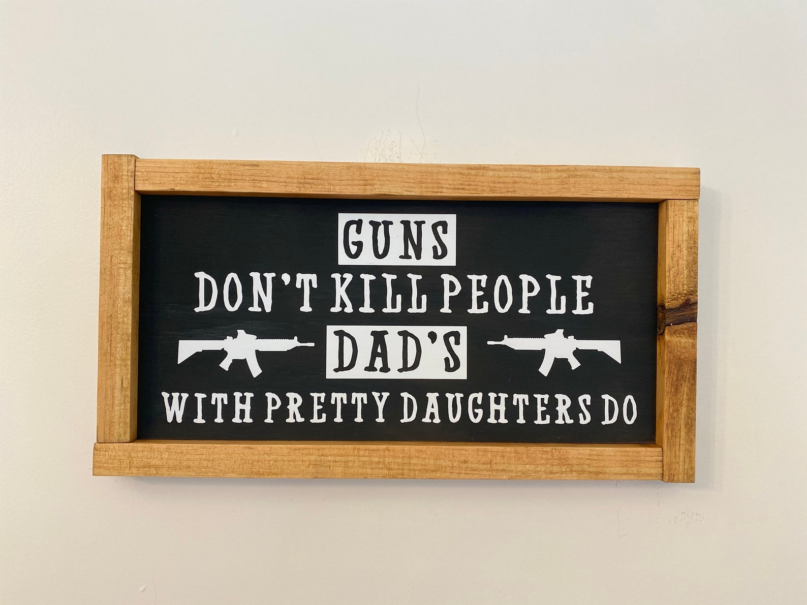 Dad Gun Daughter Fathers Day Gift - Etsy