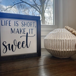 Life is Short Sign, Country Lyric Home Décor, Song Lyric Accent - Etsy