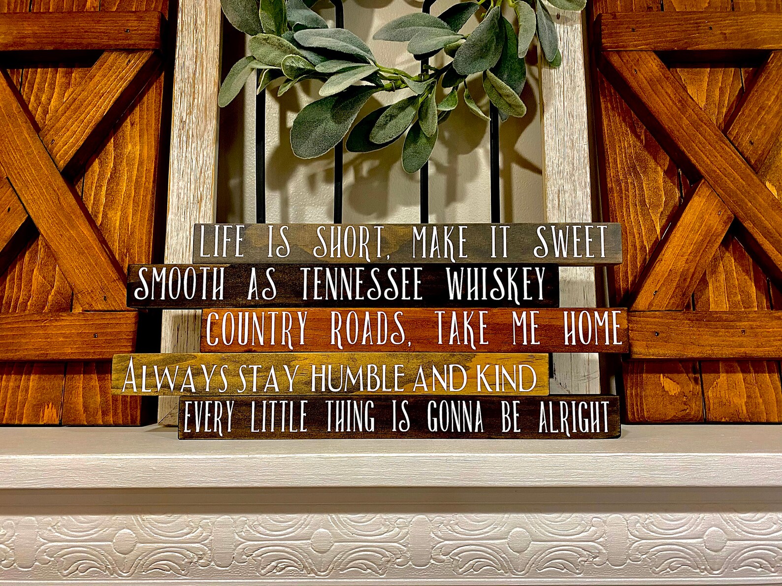 Song Lyrics Small Farmhouse Signs, Home Office Signs, Country Song ...