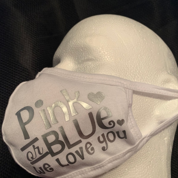 Gender Reveal Mask - Etsy