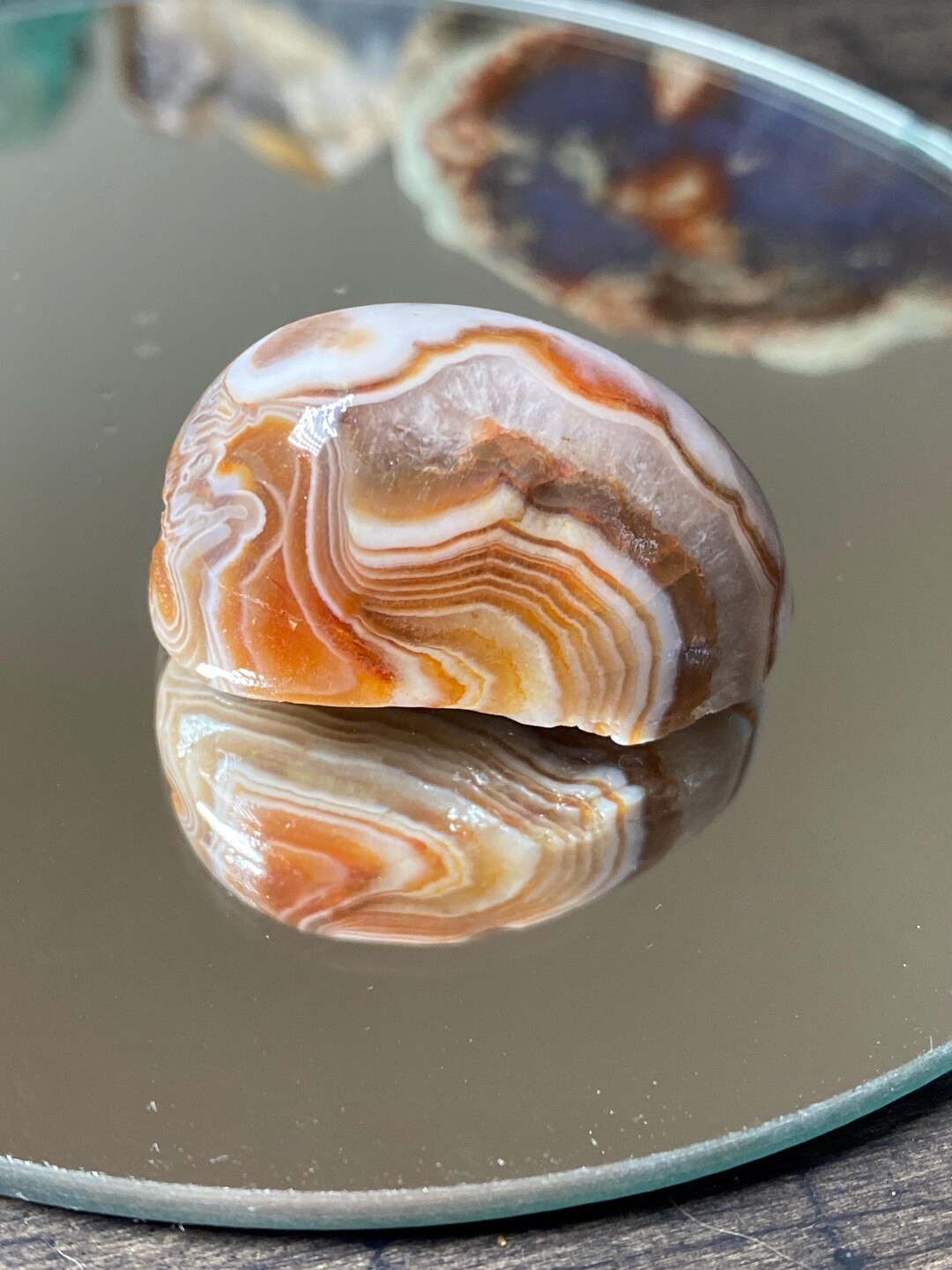 Water Tumbled Tubes + Eyes + Gorgeous Banding .7 Oz Lake Superior Agate ...