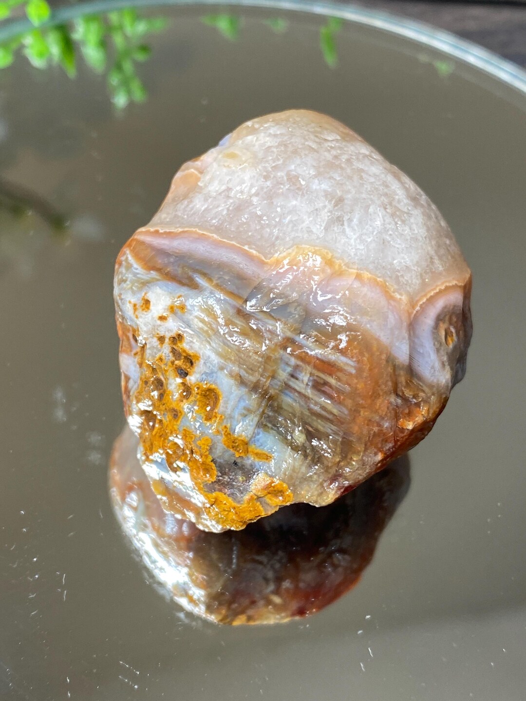 2.2 Oz Lake Superior Agate Water Level Quartz Floater + Lavender ...