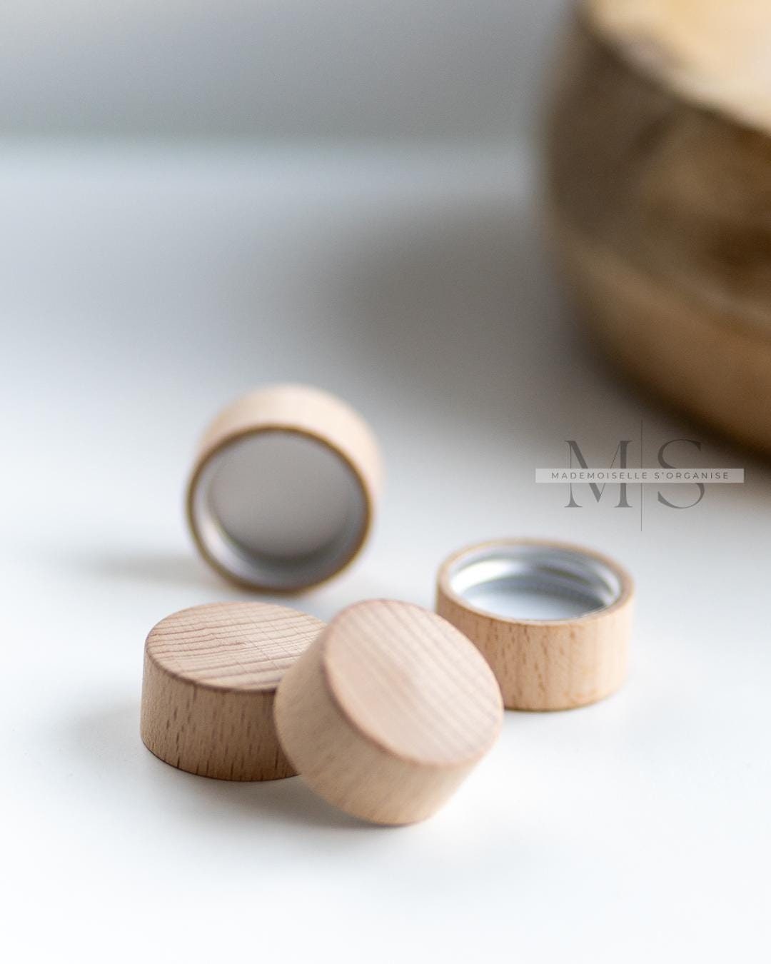 Wooden Stopper Wooden Anti-drip Pourer for Oil and Vinegar Bottle ...