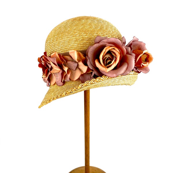 Straw Cloche Hat - Etsy