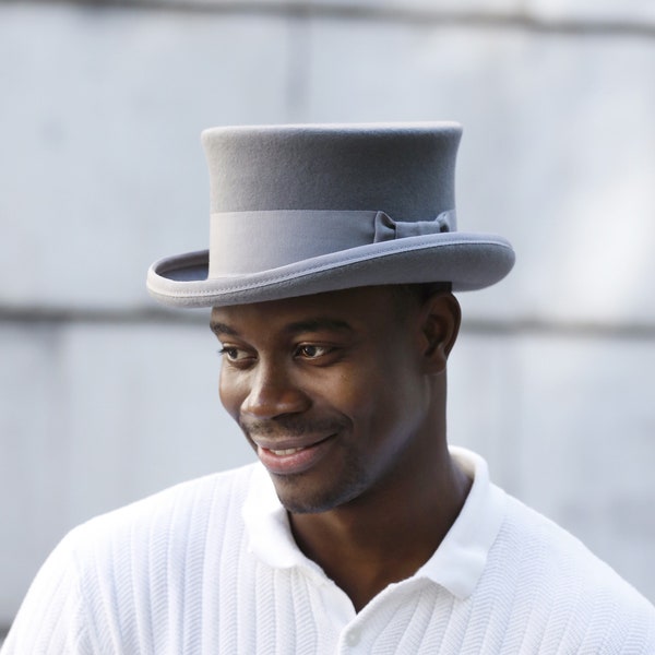 Low Crown Top Hat - Etsy
