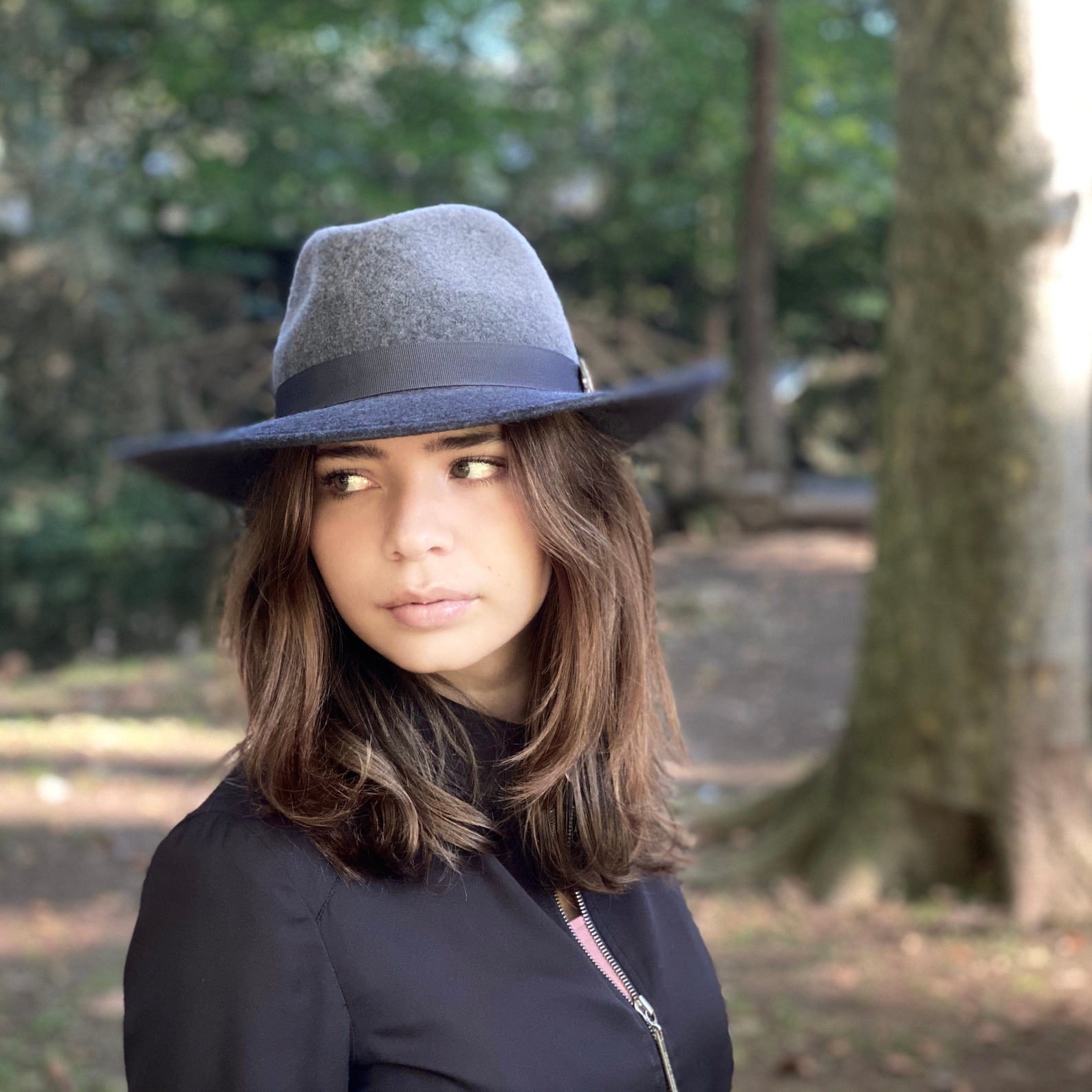 Man Woman Fedora Hat Gray Fedora Hat Wide Brim Gray Fedora - Etsy
