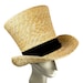 Regency Straw Top Hat – Empire Victorian Style – Elegant Summer ...
