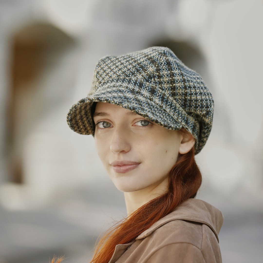 Women's Wool Baker Boy Cap: Handcrafted Stylish Hat - Etsy UK