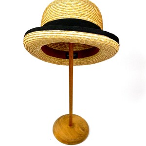 Bowler Straw Hat, Derby Straw Hat, Summer Bowler Hat, Edwardian Straw ...