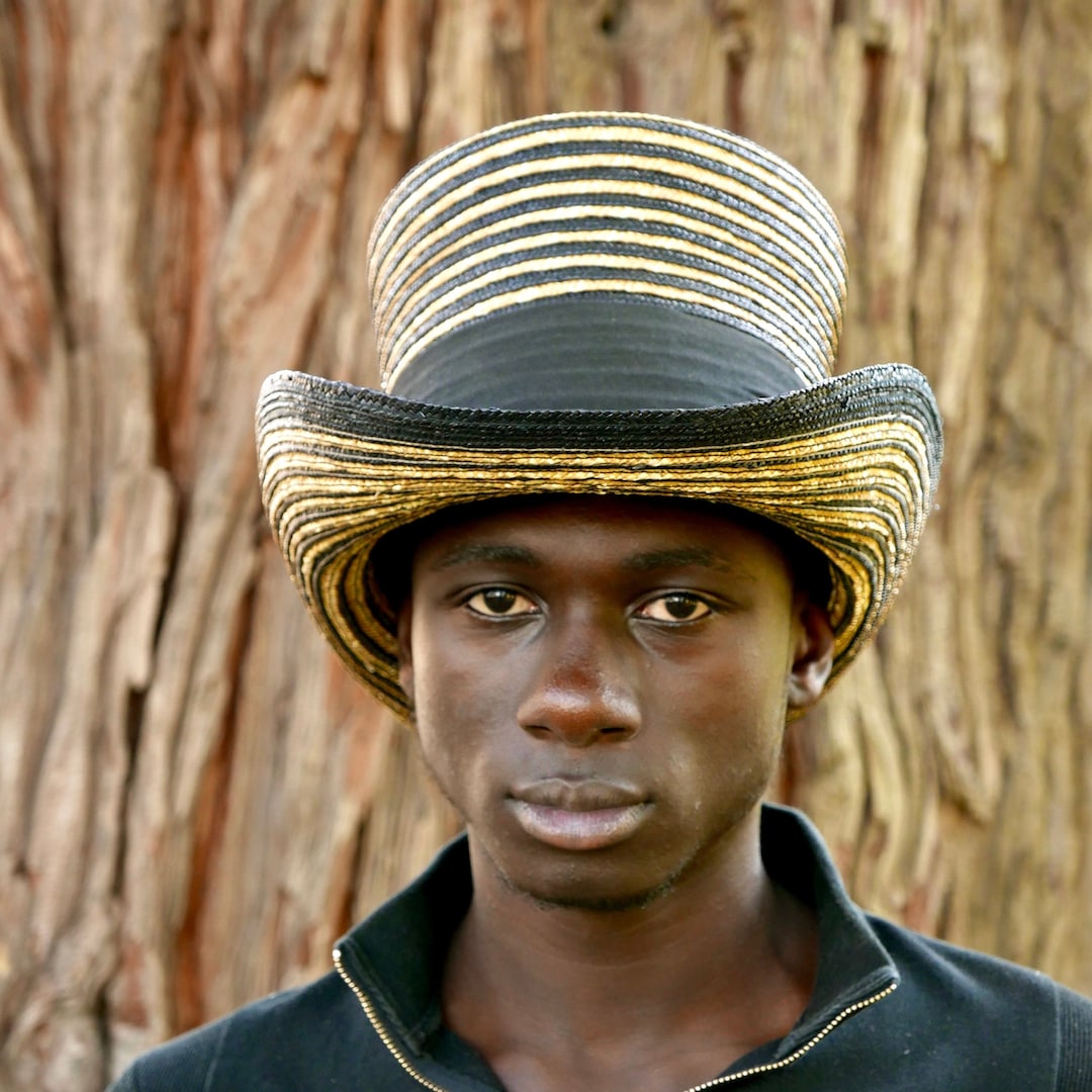 Striped Top Hat, Wonderland Top Hat, Tall Straw Top Hat, Mad Hatter ...