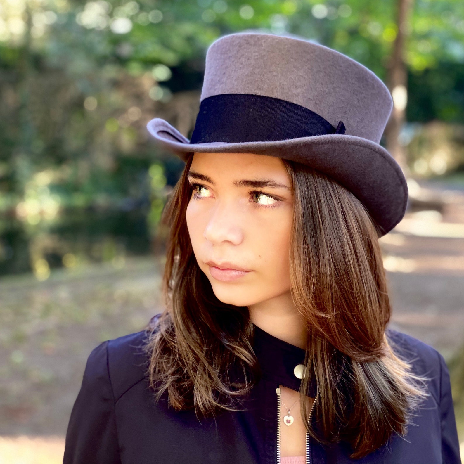 Edwardian Hat Low Top Hat Gray Topper Hat Big Size Top Hat - Etsy Canada