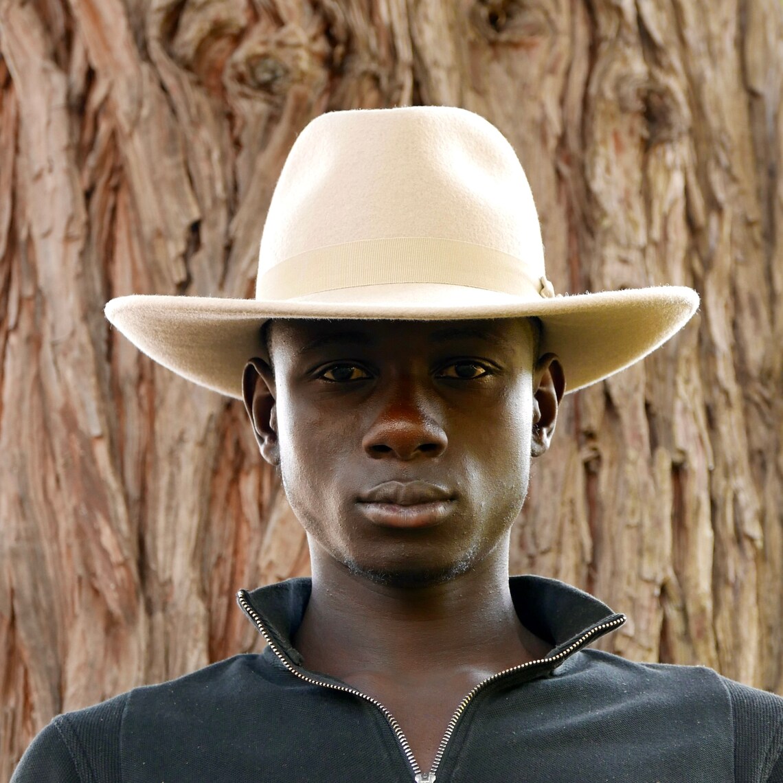 Off-white Fedora Hat, Wide Brim Fedora, Large Brim Fedora, Men Fedora ...