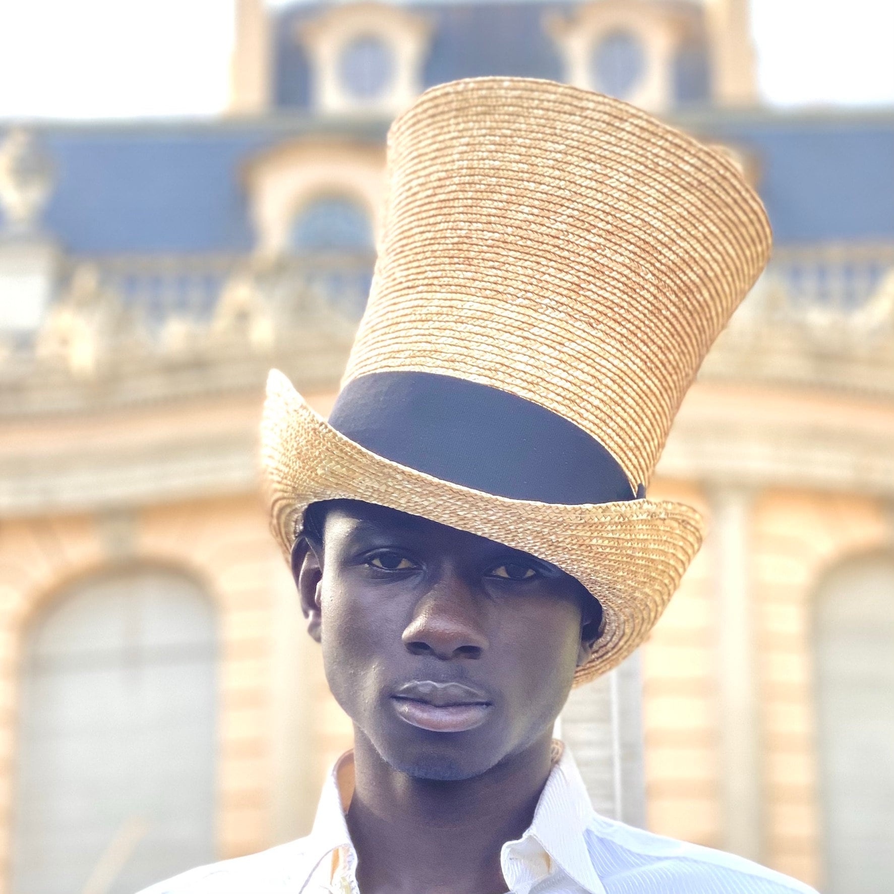 Lincoln Straw Top Hat, Stovepipe Top Hat, Extralarge Straw Top Hat ...