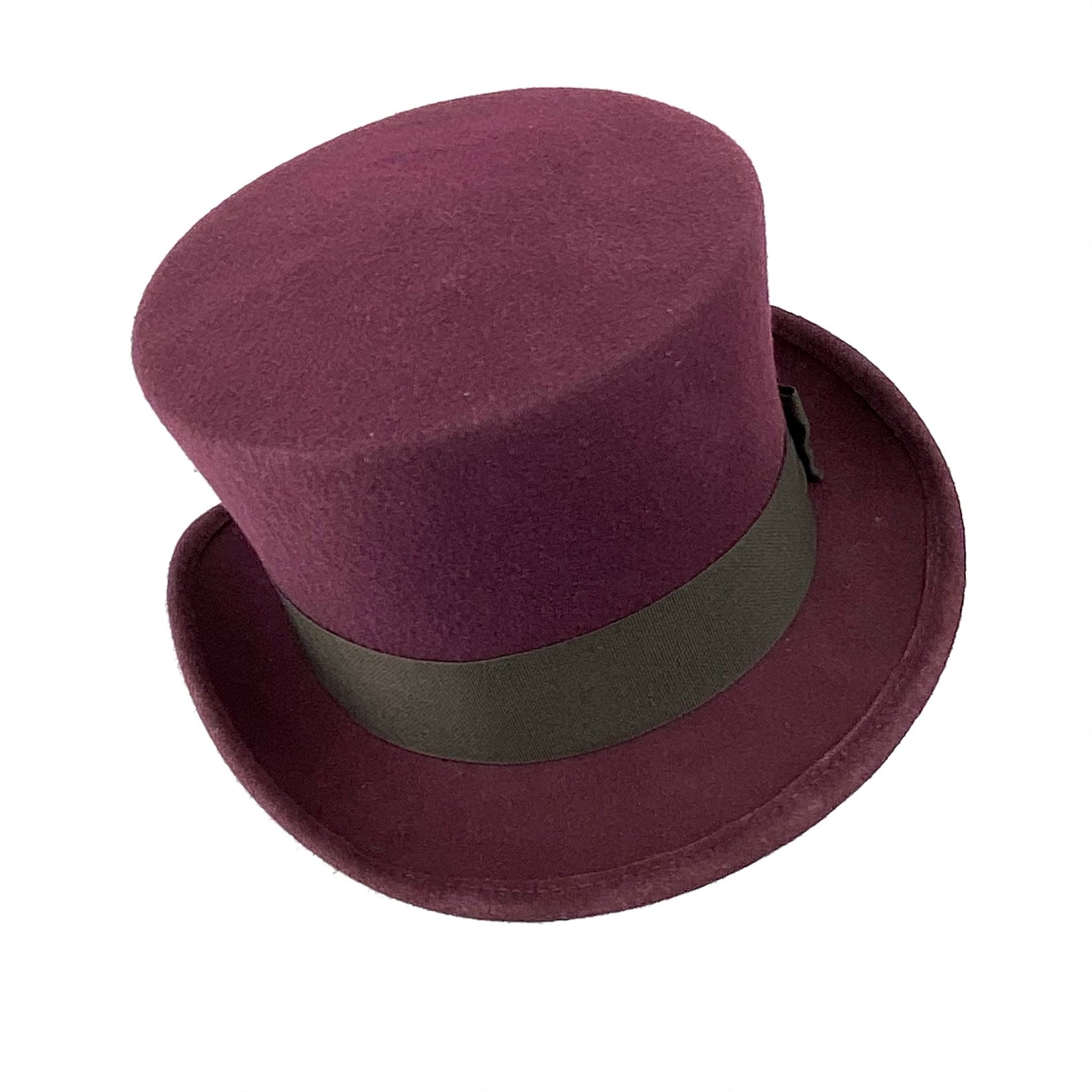 Victorian Top Hat Low Top Hat Custom Top Hat Felt Top Hat - Etsy