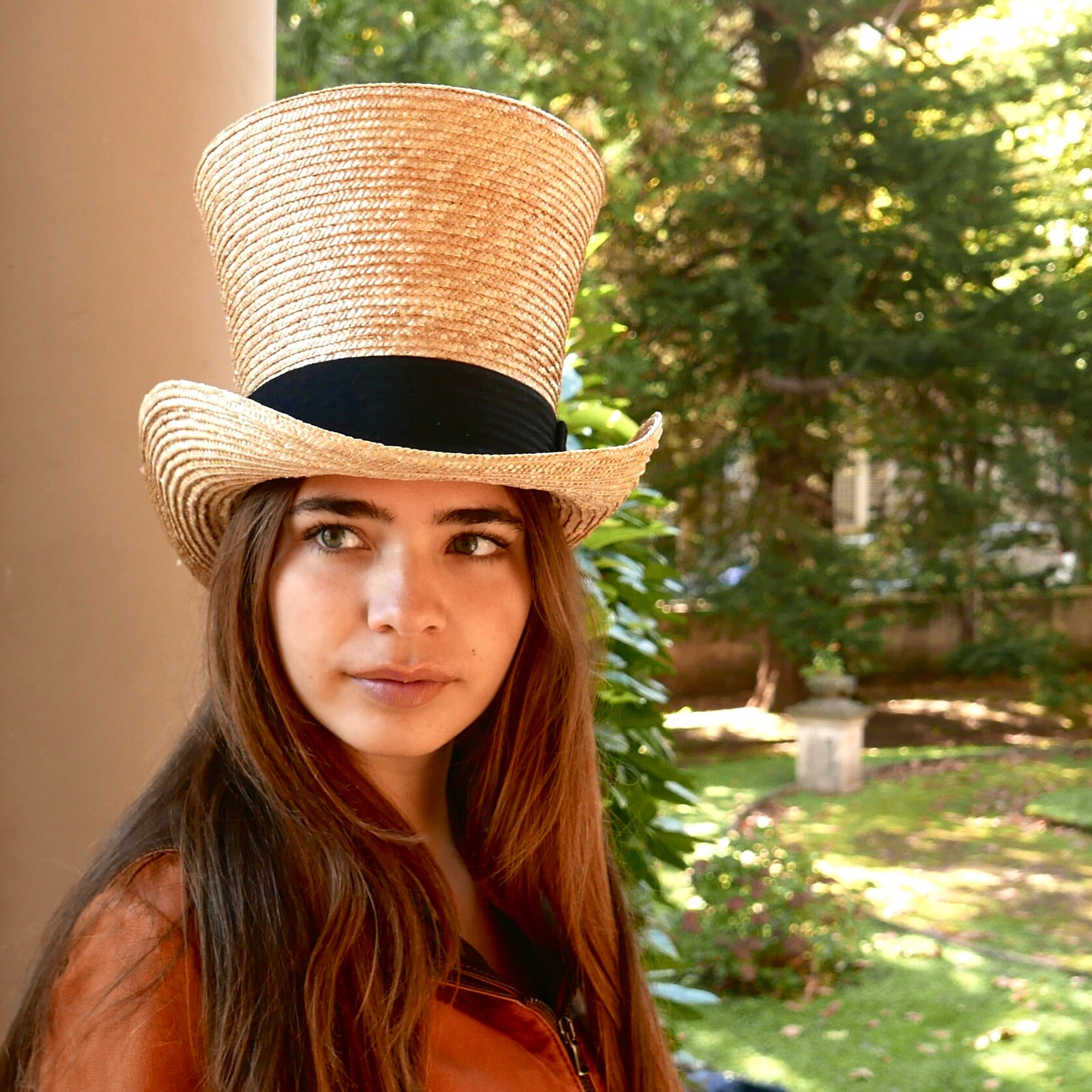 Regency Straw Top Hat – Empire Victorian Style – Elegant Summer ...