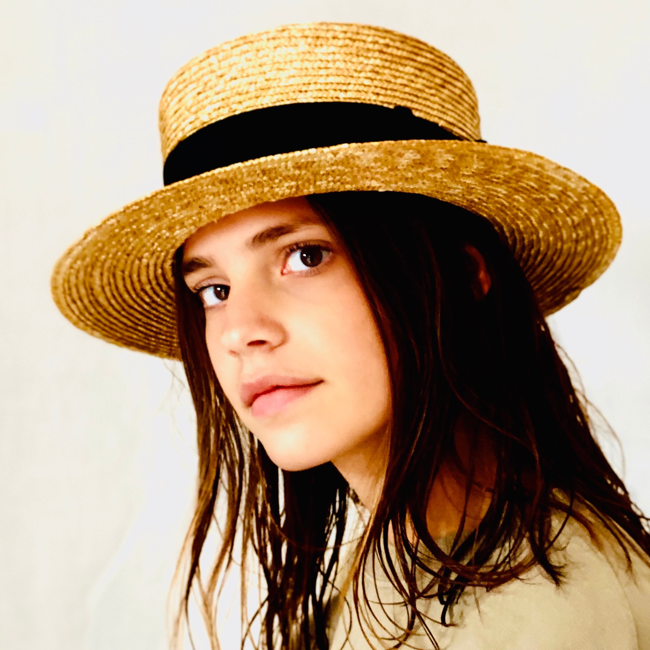 Boater Straw Hat for Men and Women - Straw Canotier Hat Ideal for ...