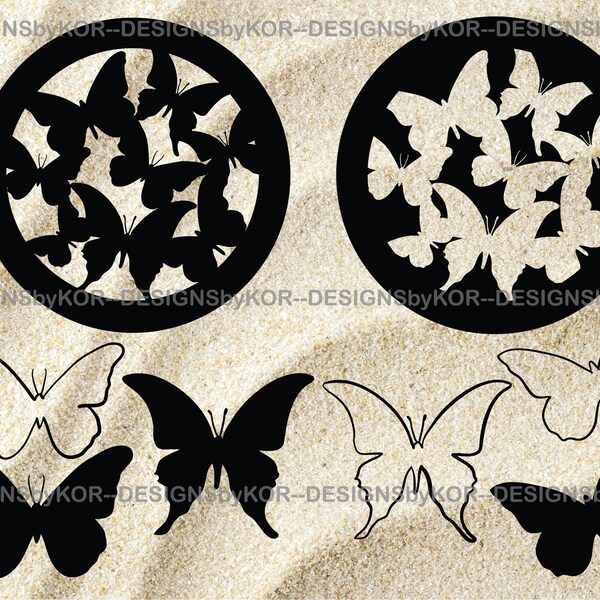 Butterfly Group Png - Etsy