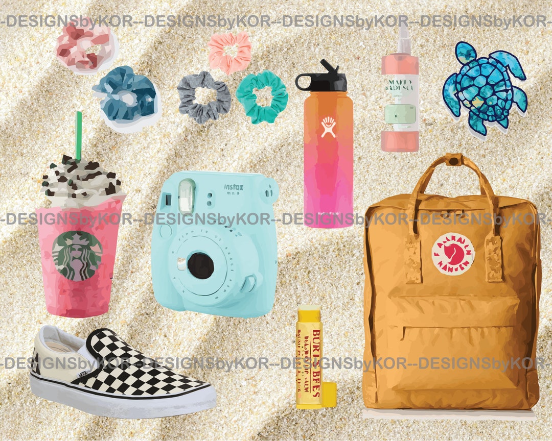 VSCO Girl Svg and Png Files 22 Files Total - Pastel Colourful Vsco ...