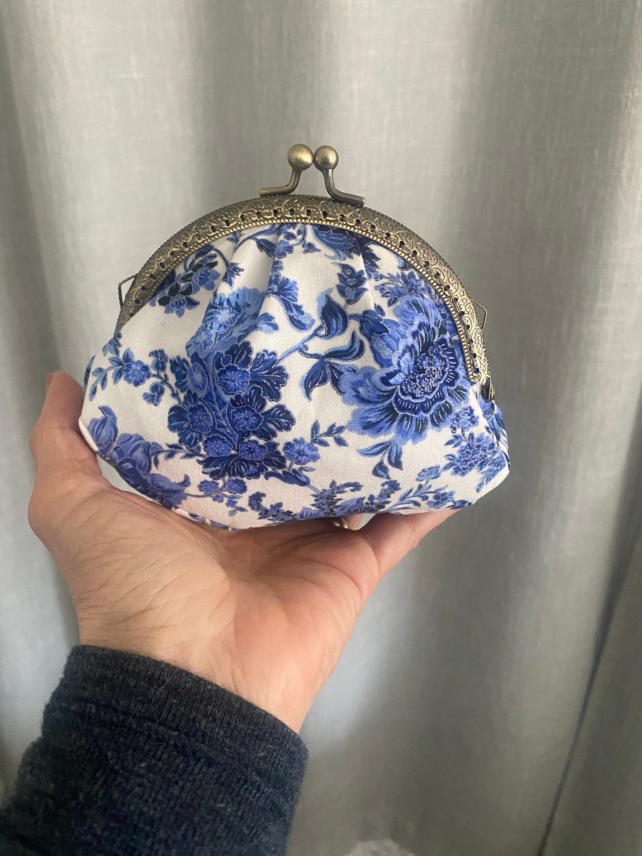 Floral Coin Purse Large Coin Purse - Etsy