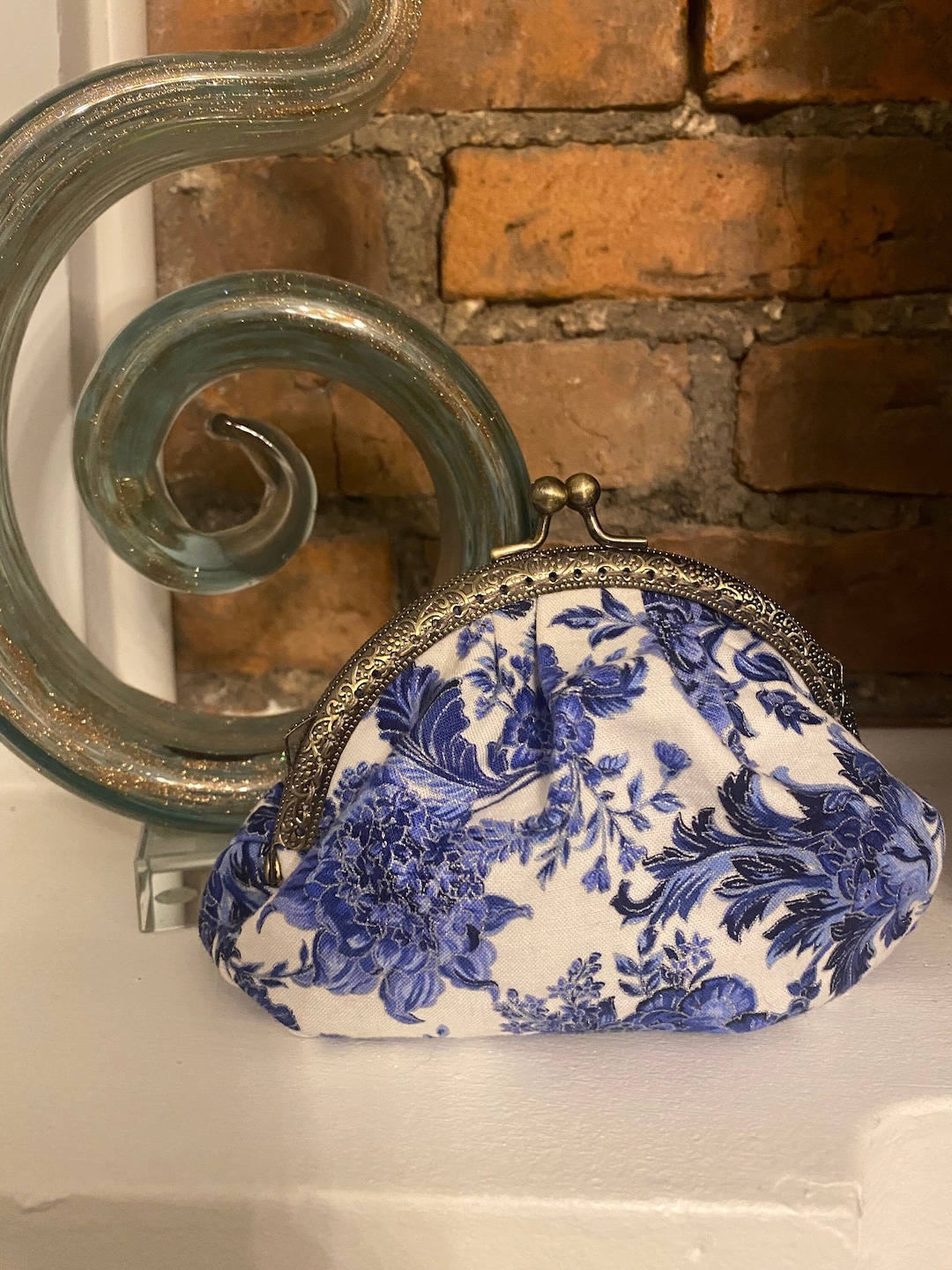 Floral Coin Purse Large Coin Purse - Etsy