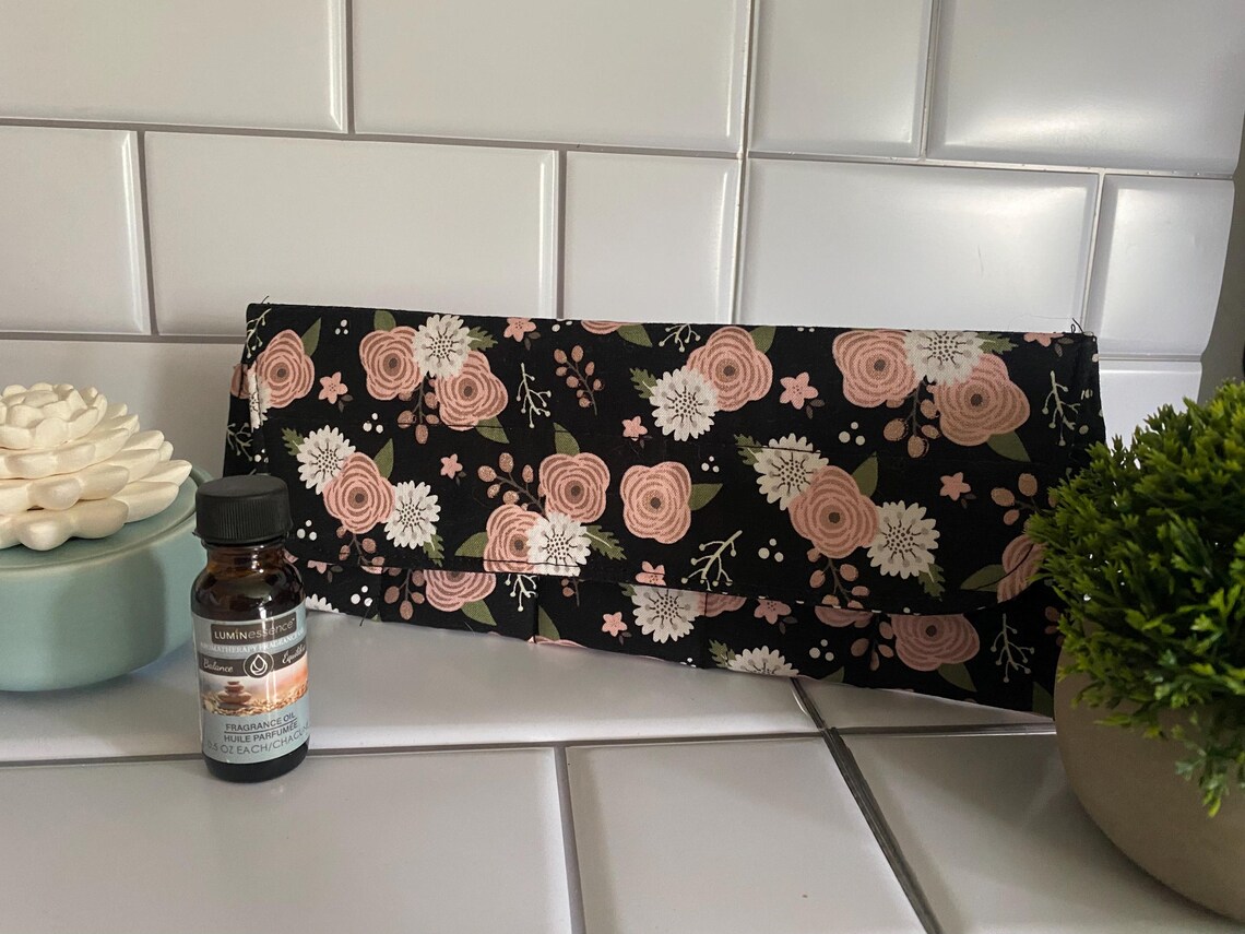 Floral Essential Oil Pouch, 5-pocket Travel Bag - Etsy