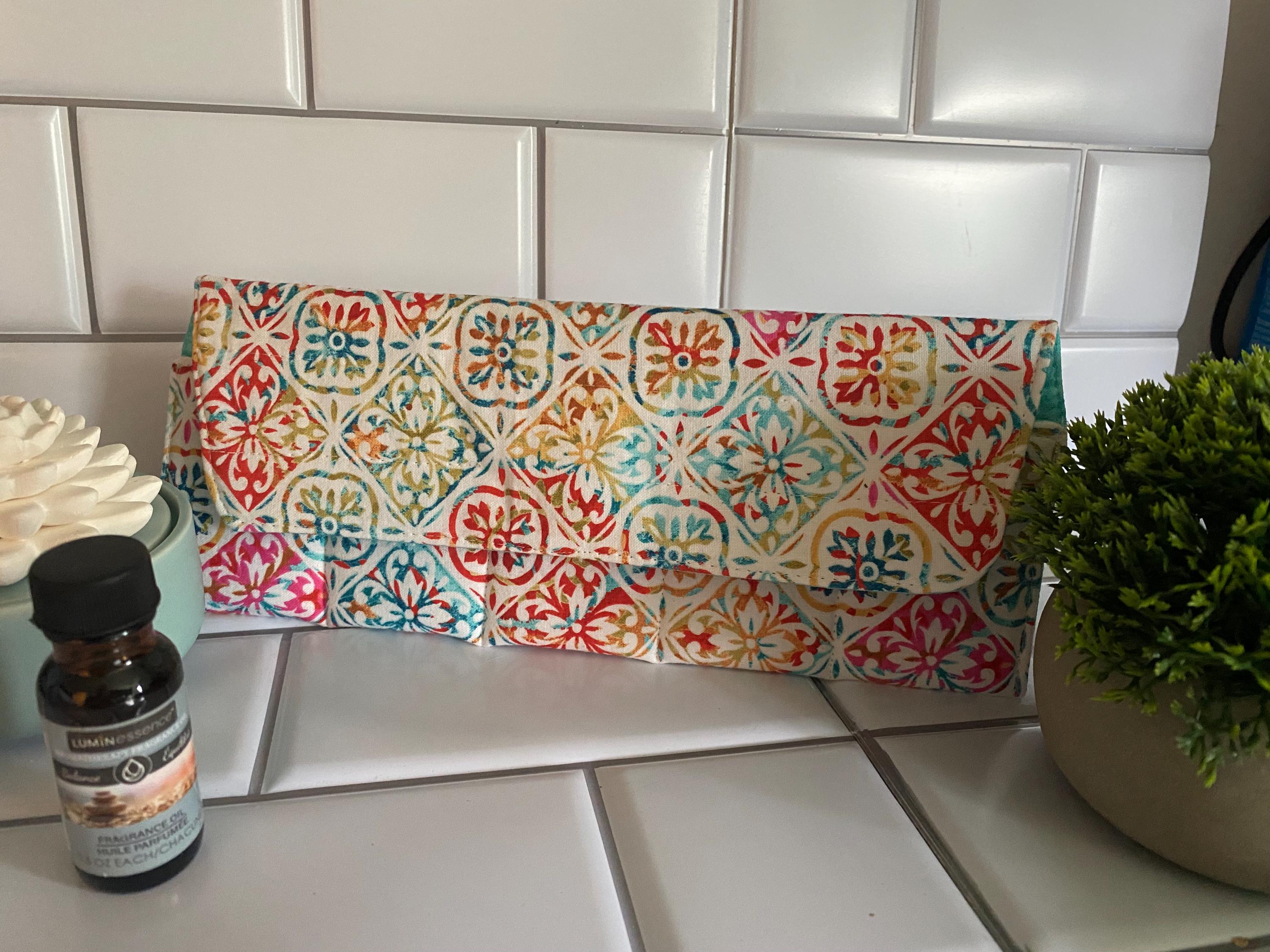 Floral Essential Oil Pouch, 5-pocket Travel Bag - Etsy