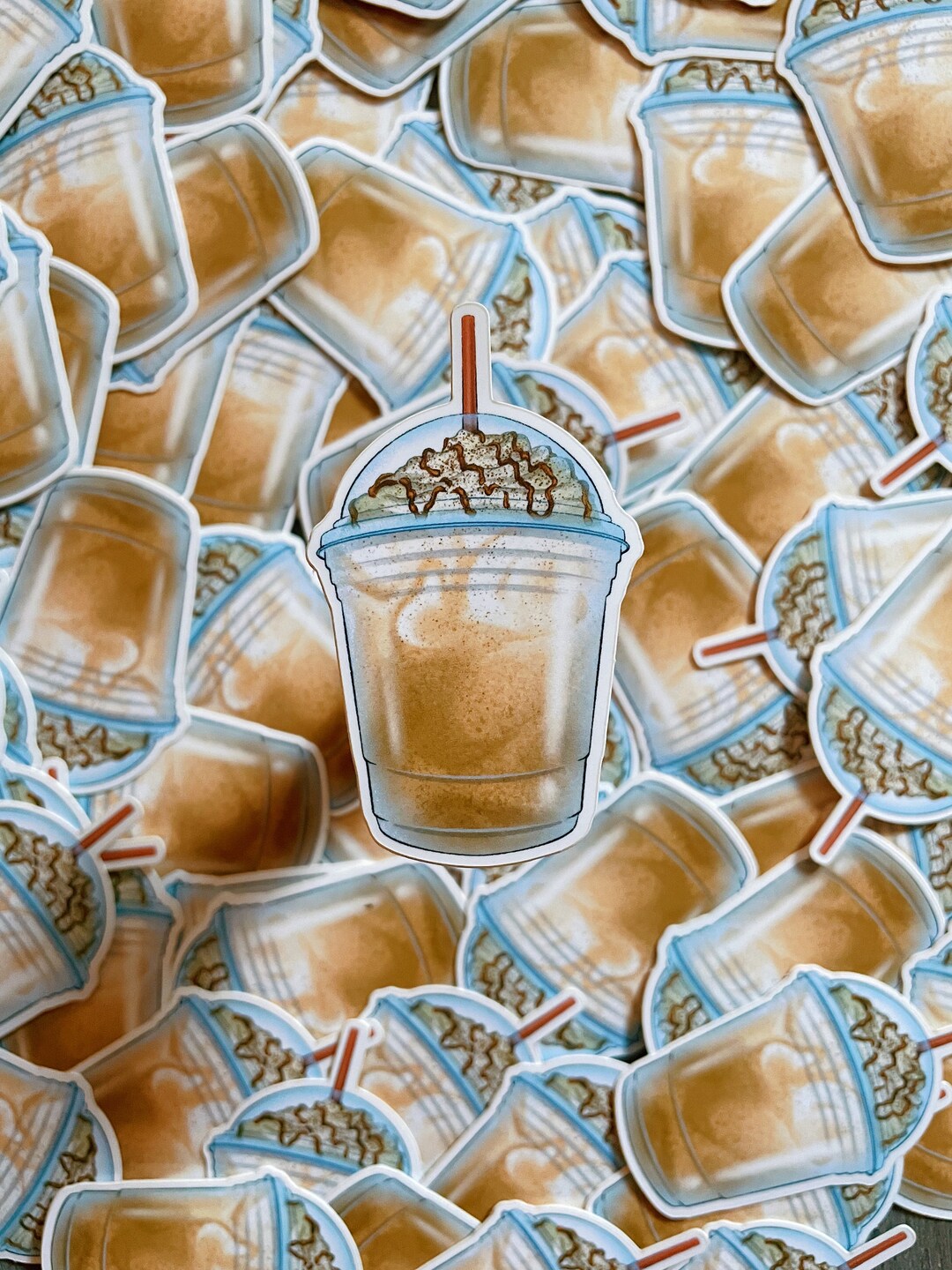 Frappuccino Coffee Sticker - Etsy